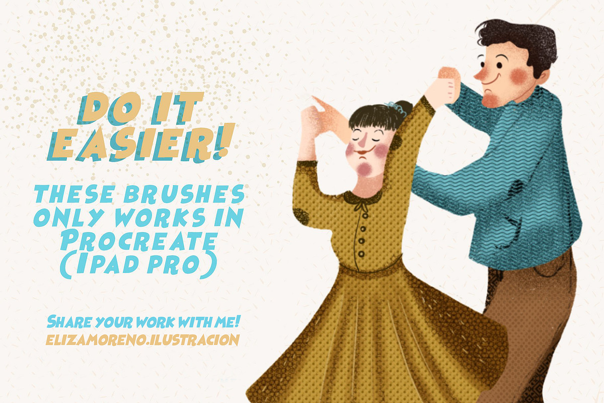 Textile Patterns Factory Procreate, a Brush Add-On by Eliza Moreno ...