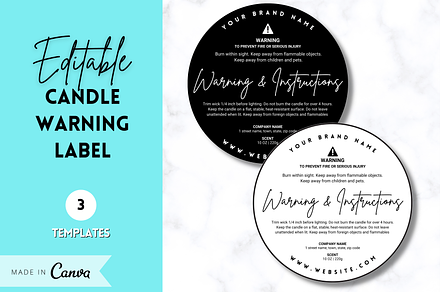 Soap Label Packaging Template | Templates & Themes ~ Creative Market