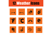 Set of weather icons | Icons ~ Creative Market