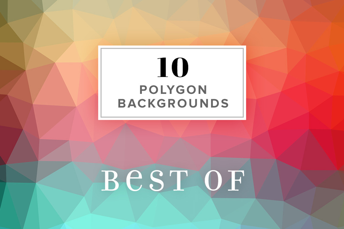 10 Polygon Backgrounds - Best Of, a Templates & Theme by PhotoMarket