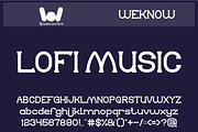 Lofi Music font | Creative Market