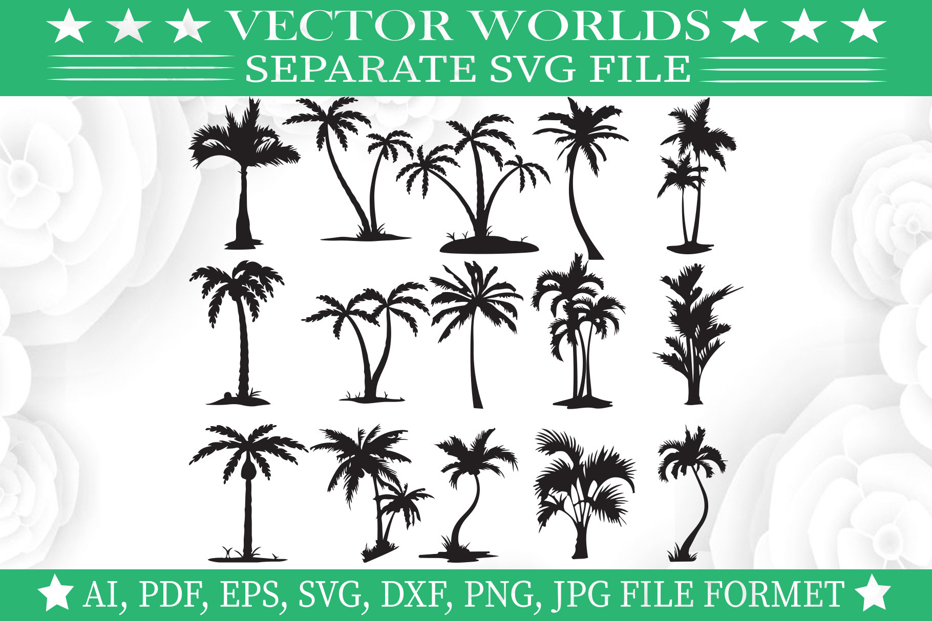Palm Tree Svg, Palm, Tree Svg, an Object Graphic by VectorWorlds ...