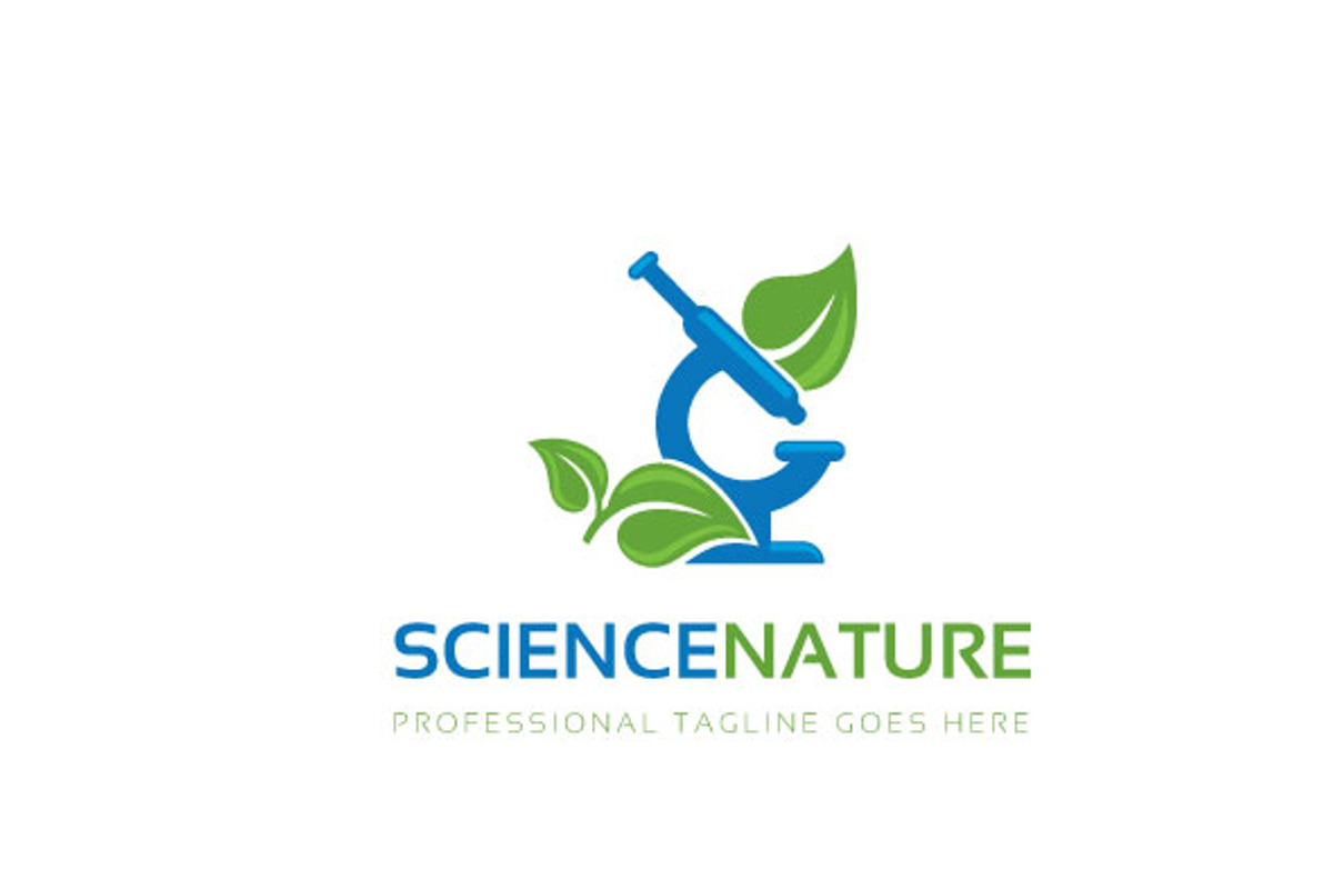 Science Nature Logo, a Branding & Logo Template by Mariyana