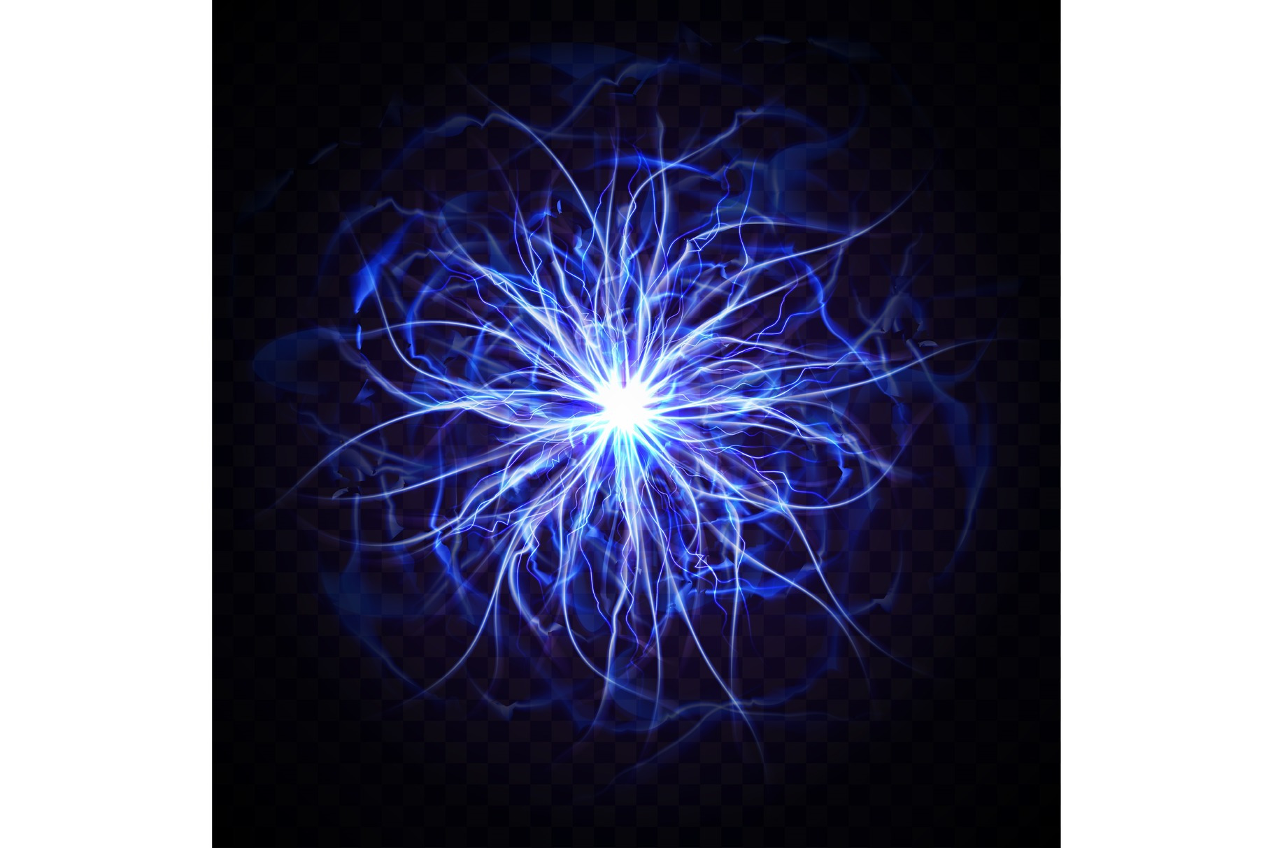 Realistic electric ball or abstract, a Technology Illustration by art ...