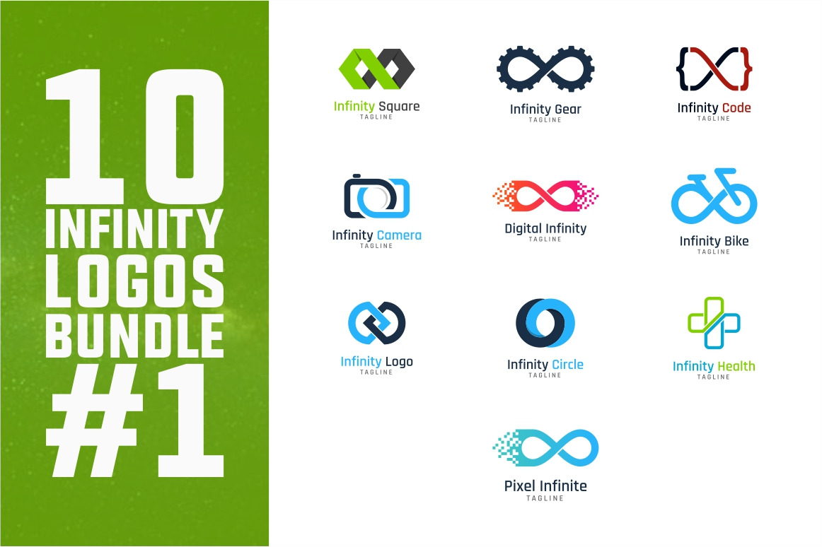 10 Infinity Logo Bundle #1, a Branding & Logo Template by PutraCetol Studio