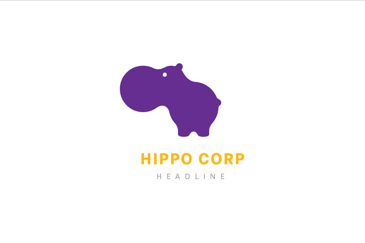 Hippo corp logo., a Branding & Logo Template by Anton Akhmatov