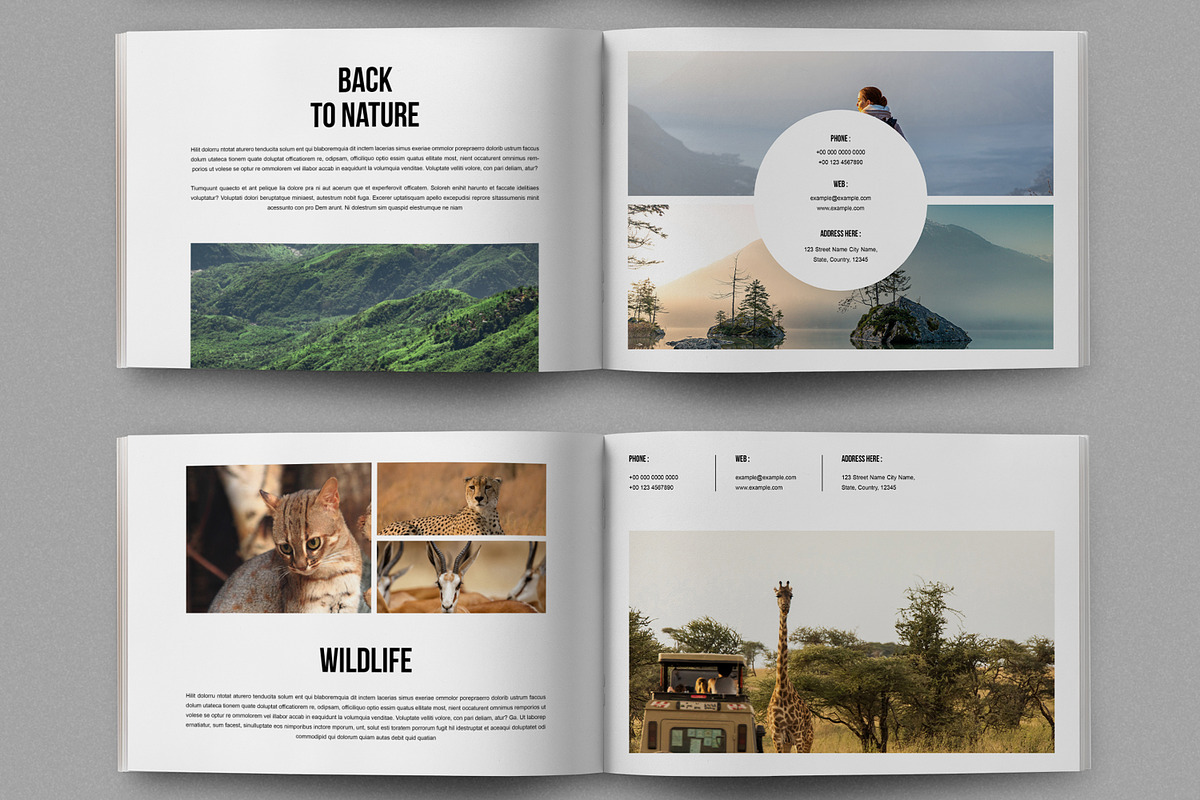 Photography Portfolio Layout | Creative Market
