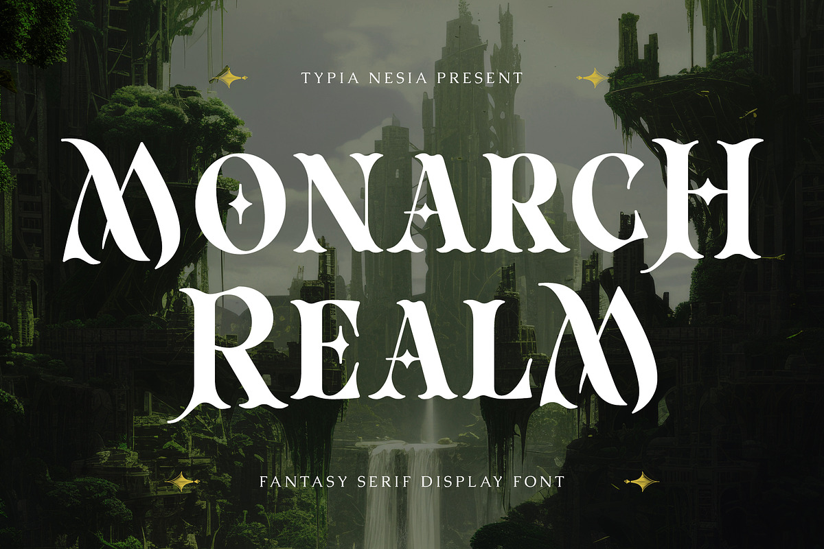 Monarch Realm - Classic Fantasy Font, a Font by Typia Nesia