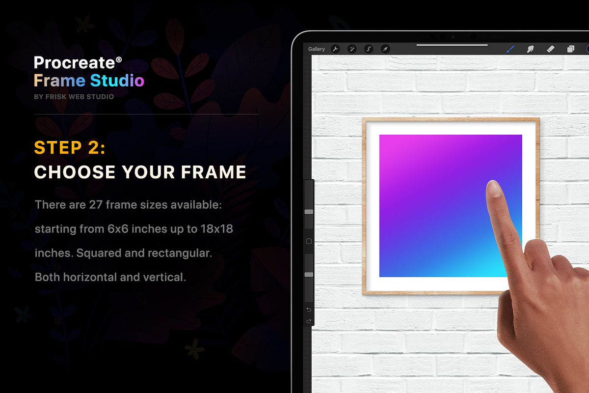 Procreate Frame Studio — Mockups