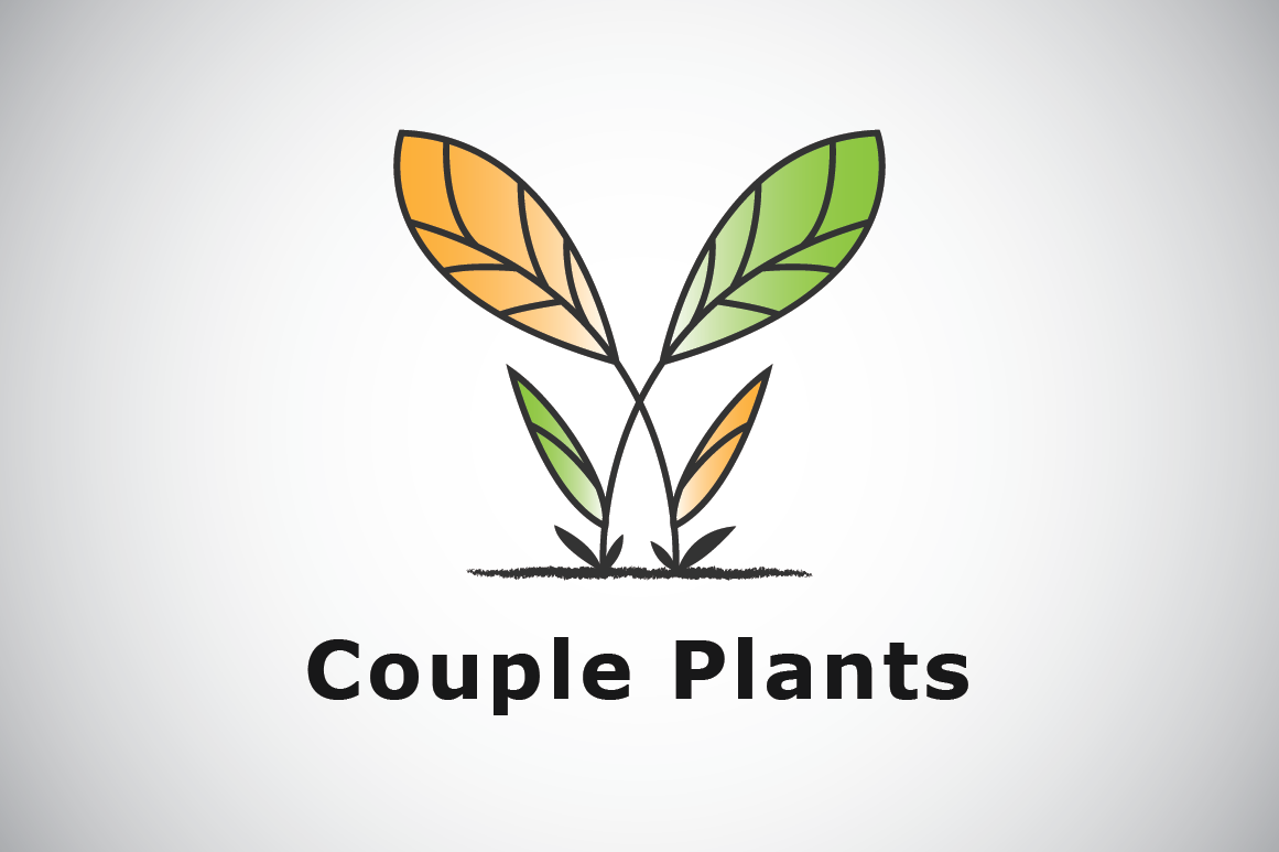 Plant Couple Logo Template, a Branding & Logo Template by Heavtryq Design