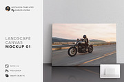 Landscape Canvas Ratio 3x2 Mockup 01, a Print Template by Mockups by ...