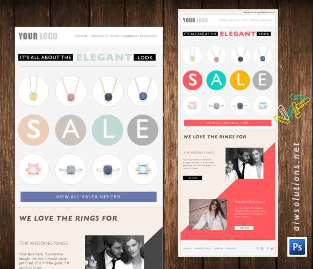 email template psd - id07, an Email Template by AIW SOLUTIONS