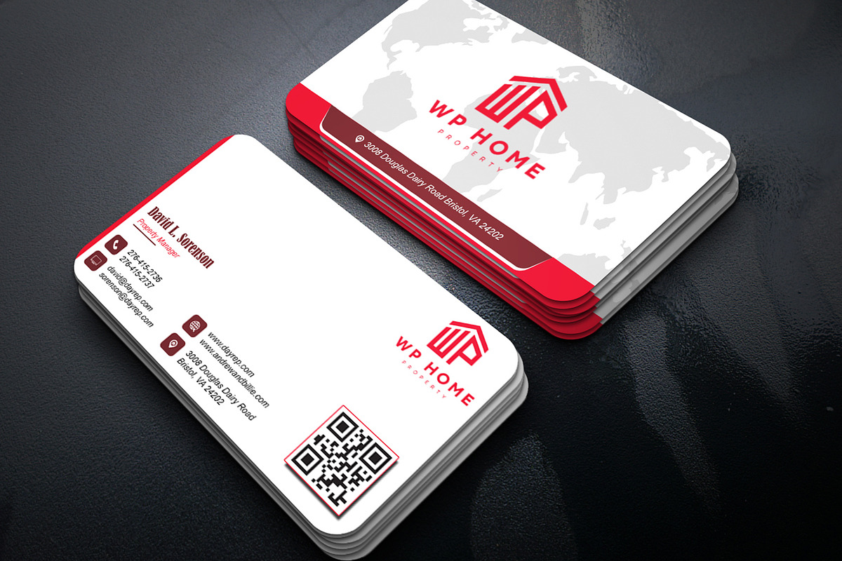 Double-Sided Profile Card Template