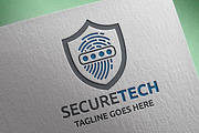 Secure Tech Logo, a Branding & Logo Template by Design_Planet