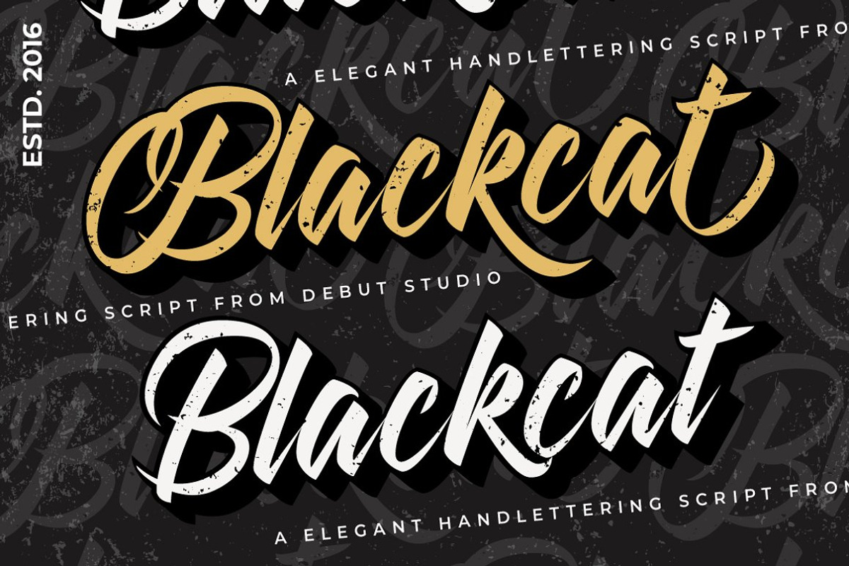 THE LAYERED FONT BUNDLE, a Script Font by Debut Studio
