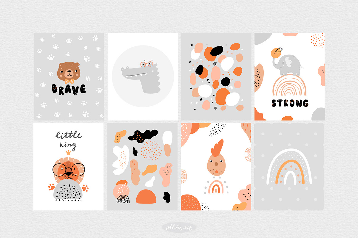 Baby Cute Posters Bundle Collection