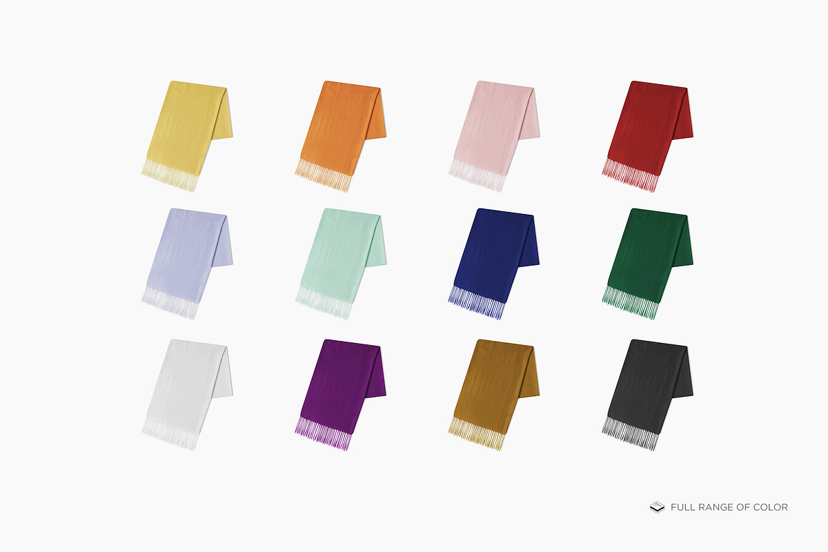 Silky Scarf Mock-up, an Apparel Mockup by Branda Keeps