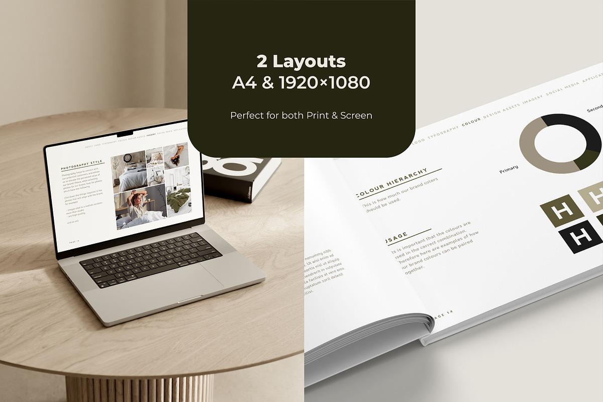 Minimal Brand Guidelines Template, a Branding & Logo Template by ...