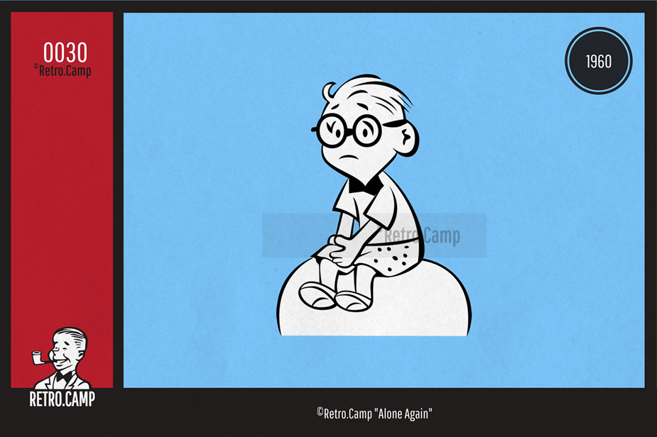 Retro.Camp 0030 - Alone Again, an Illustration by Retro.Camp