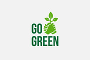 Go Green Logo, a Branding & Logo Template by zdson