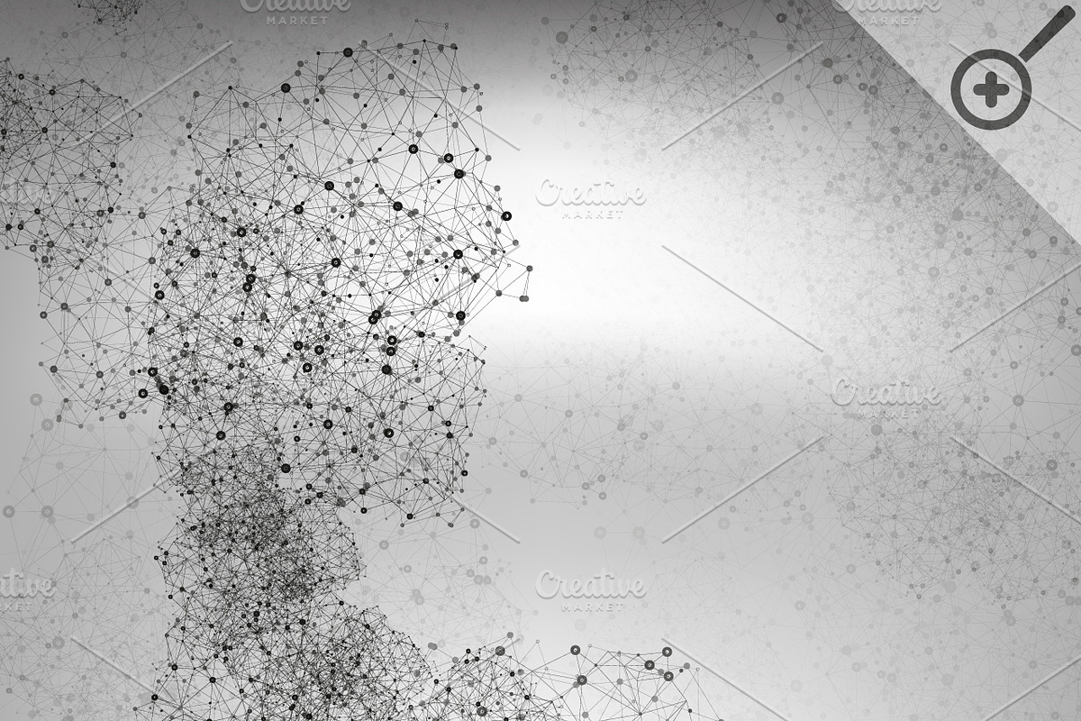 Science background for communication, a Technology Illustration by ...