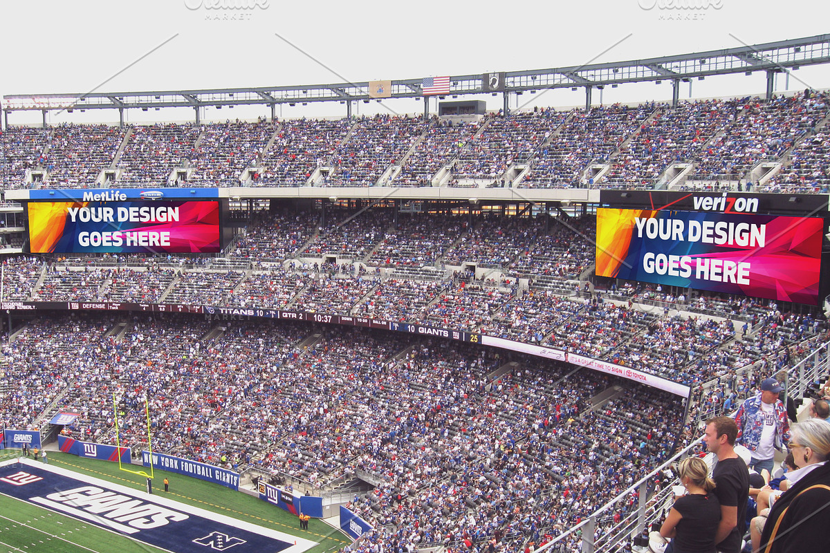 NFL Stadium Display Mock-up Pack #1, a Mockup by vraiana