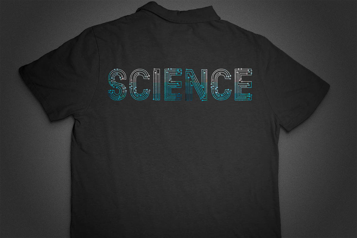 Electronic Circuit Font