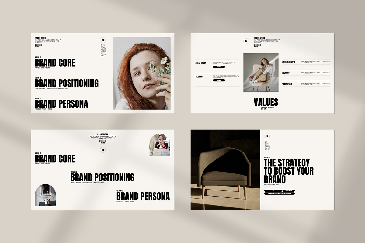 Brand Strategy Presentation Template, a Presentation Template by PrintIdea