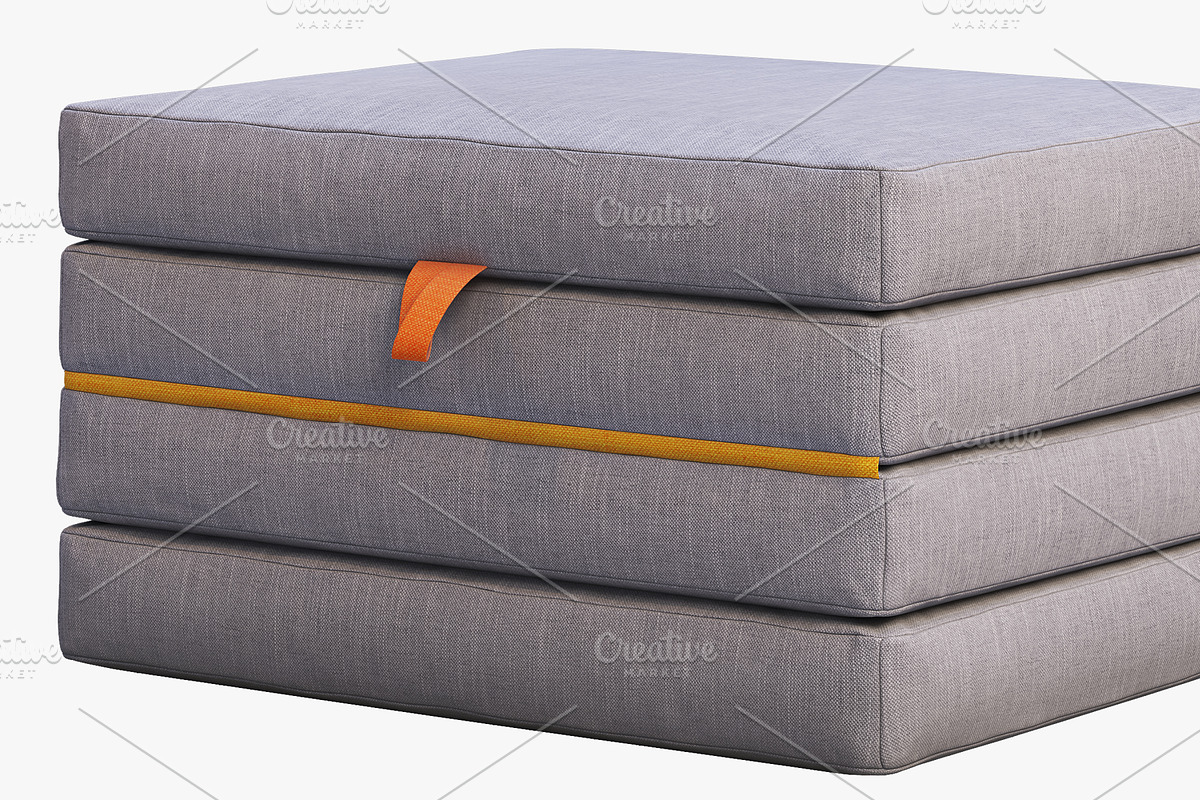 Mattress folding 3d model, a Furniture 3D Model by 3dmitruk