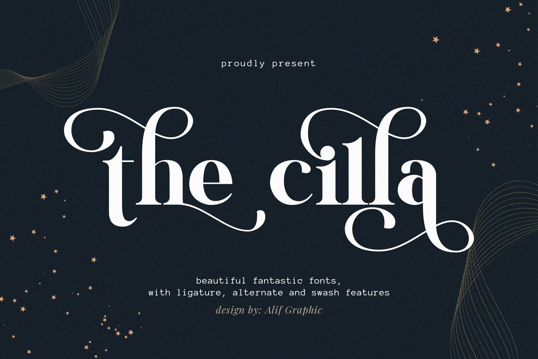The Cilla - Modern Serif Typeface
