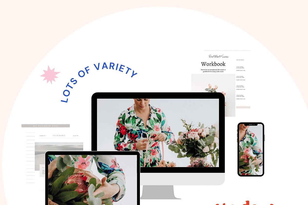 Bright & Bold Digital Device Mockup, a Social Media Template by ...