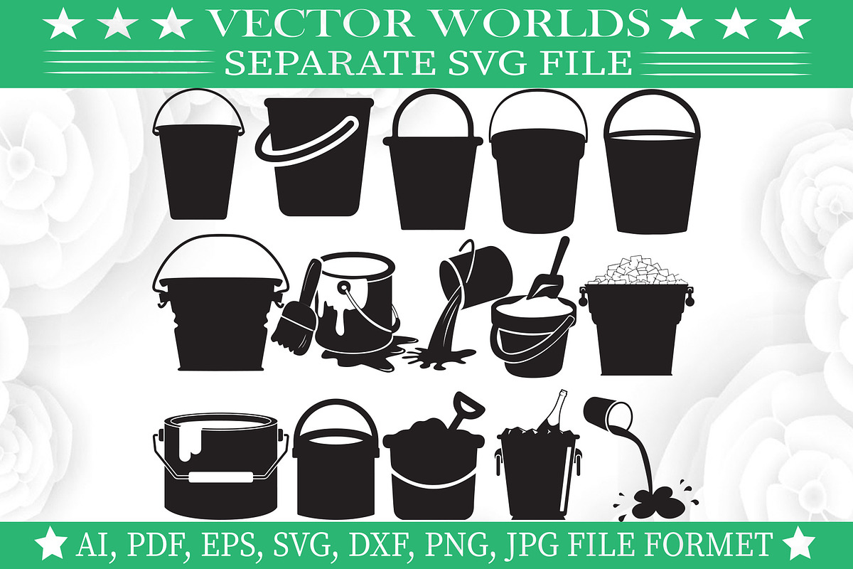 Bucket Svg, Travel, Trip Svg, an Object Graphic by VectorWorlds