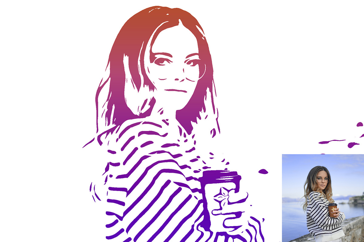 Photoshop Vector Art Action, an Action Add-On by Studio Retouch