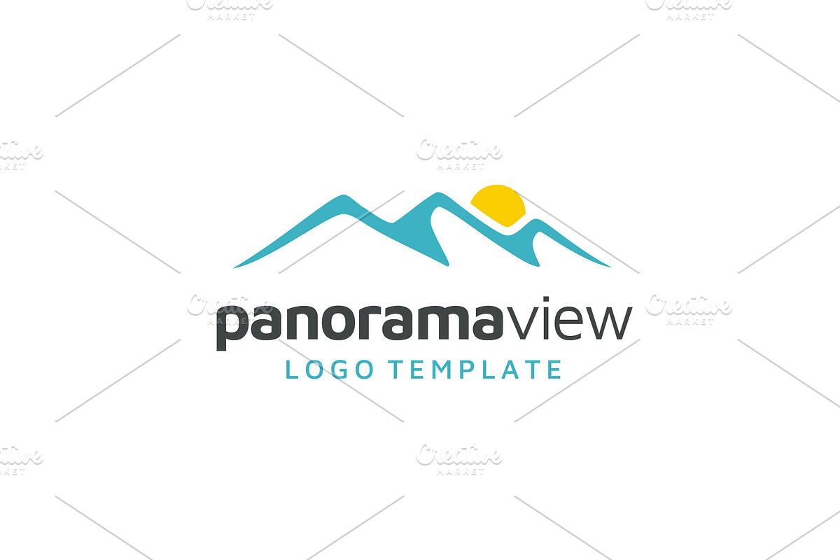 Minimalist Landscape Hills logo, a Branding & Logo Template by Enola99d