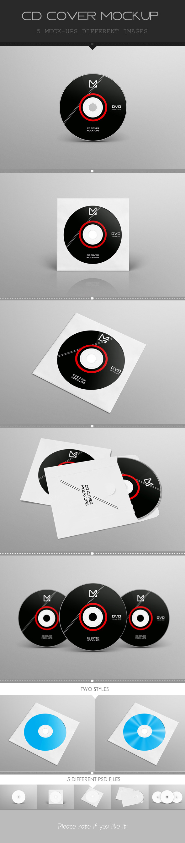 Realistic Digipak CD Mockup, a Product Mockup by resumetemplathttps://d3es