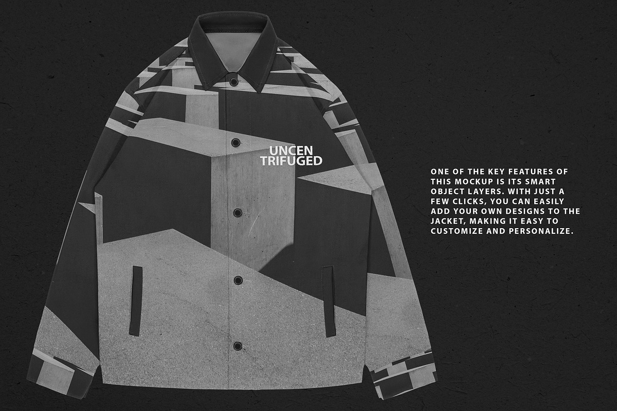 Realistic Jacket Mockup, an Apparel Mockup by Uncentrifuged Pressure