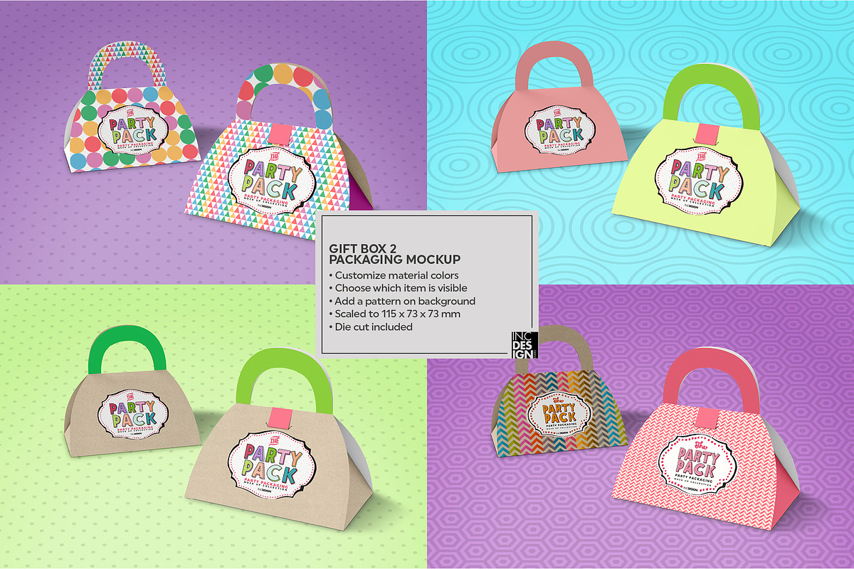 Vol.3 Party Packaging MockUps, a Packaging Mockup by INCDesign