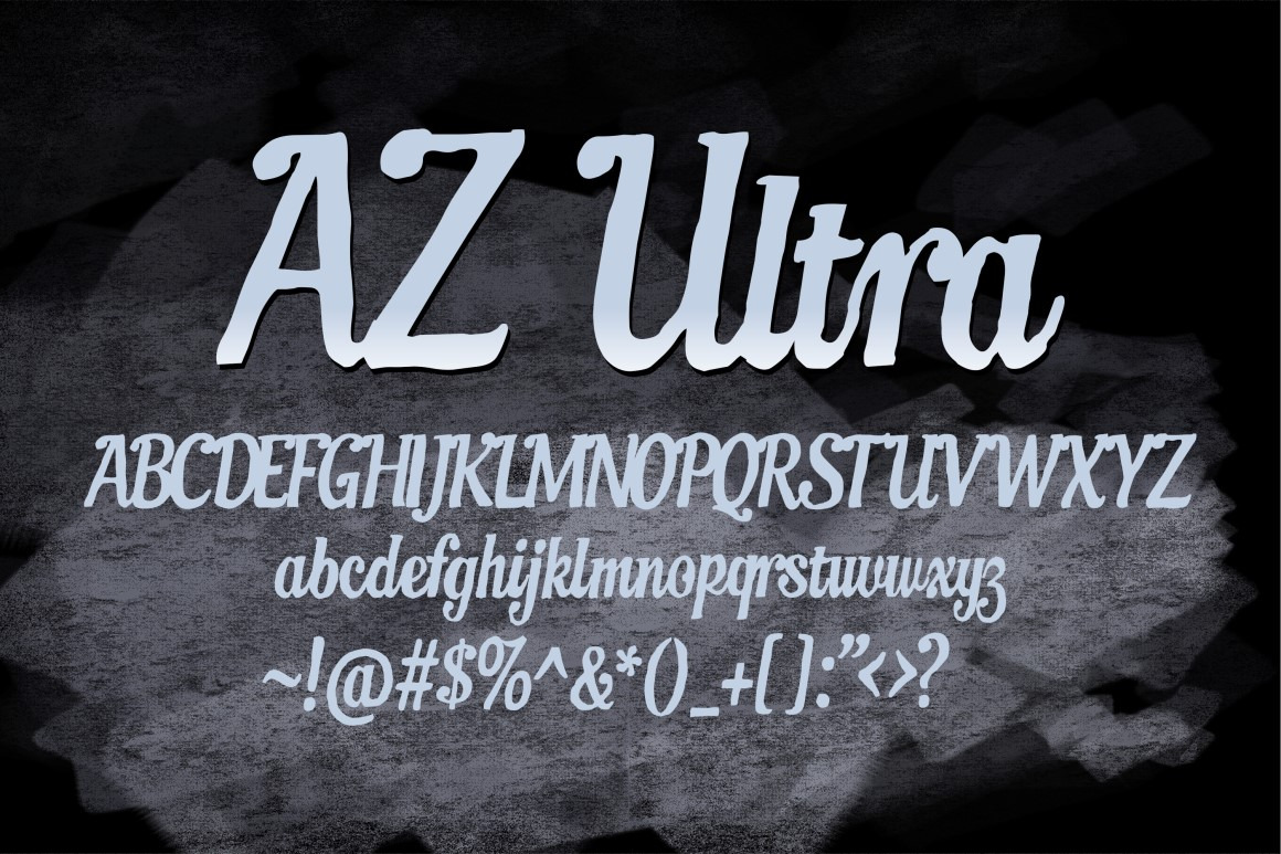 AZ Ultra, a Script Font by Artistofdesign | Creative Market