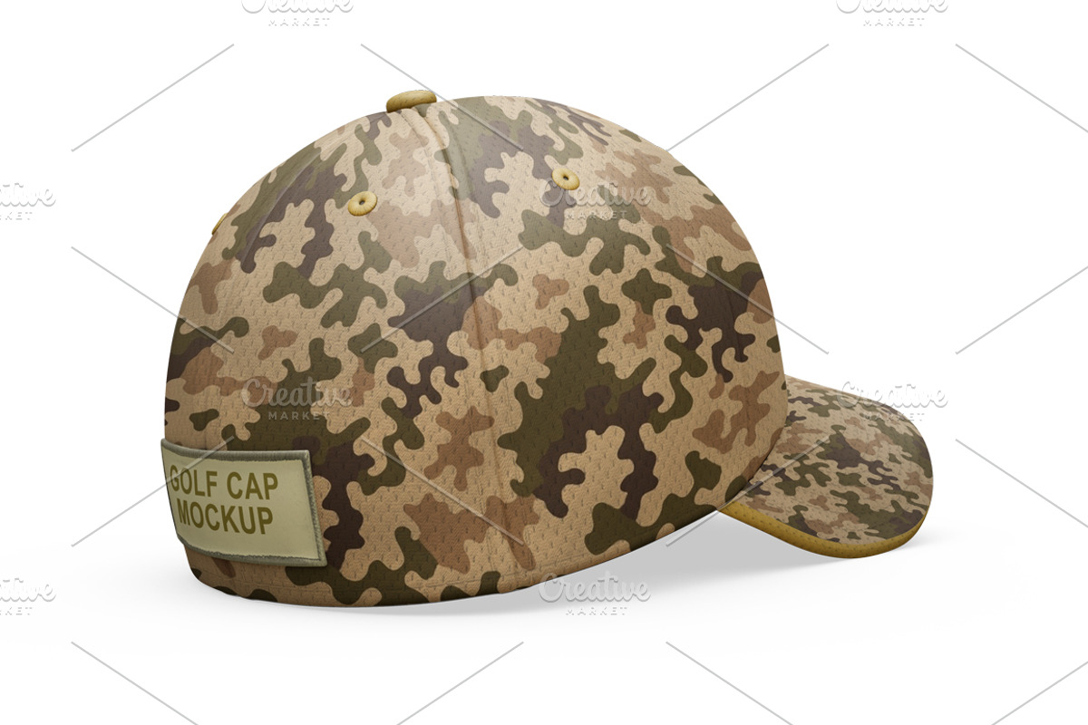 Golf Cap MockUp, a Merchandise Mockup by PixelMockup