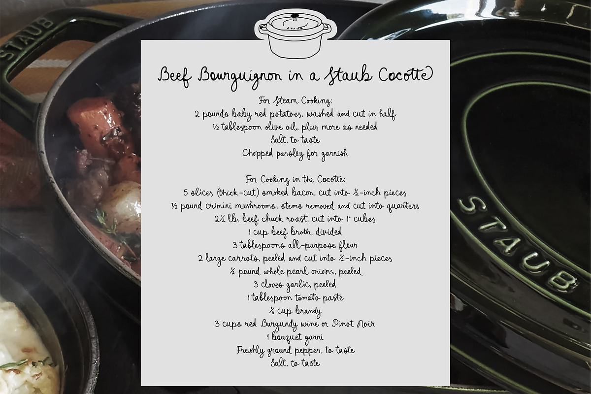 Prosecco and Baguette // Script Font, a Handwritten Font by PeachCreme