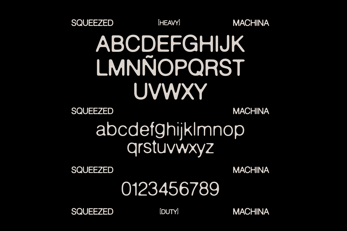 MACHINA, a Sans Serif Font by Headquarters