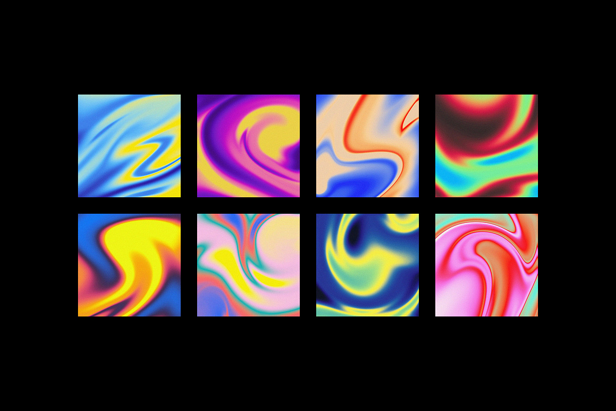 Iridescence: Liquid Textures Kit, a Texture Graphic by pixelbuddha.net