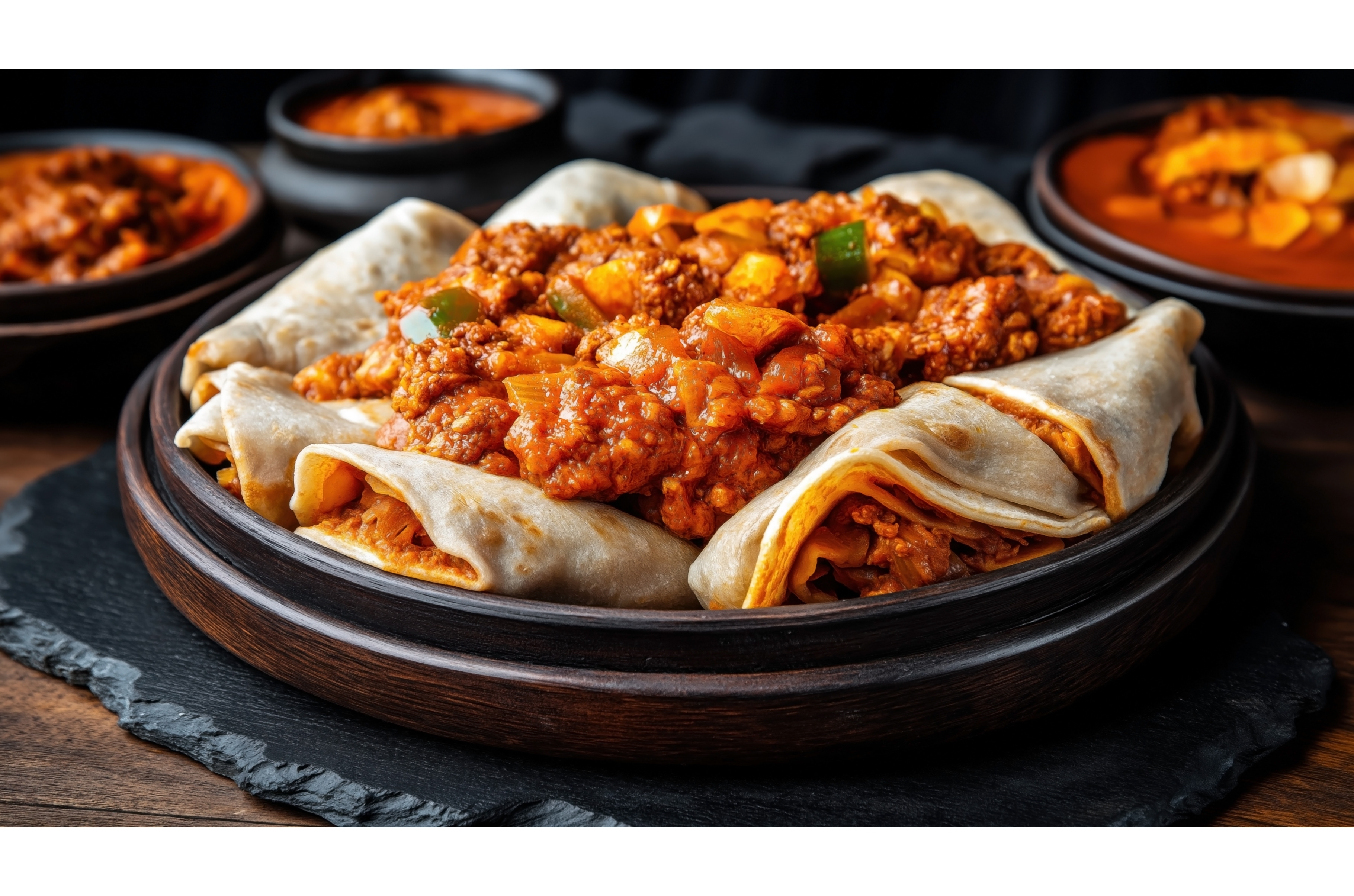 Traditional Ethiopian food Zilzil, a Food & Drink Photo by Sergey Kotenev