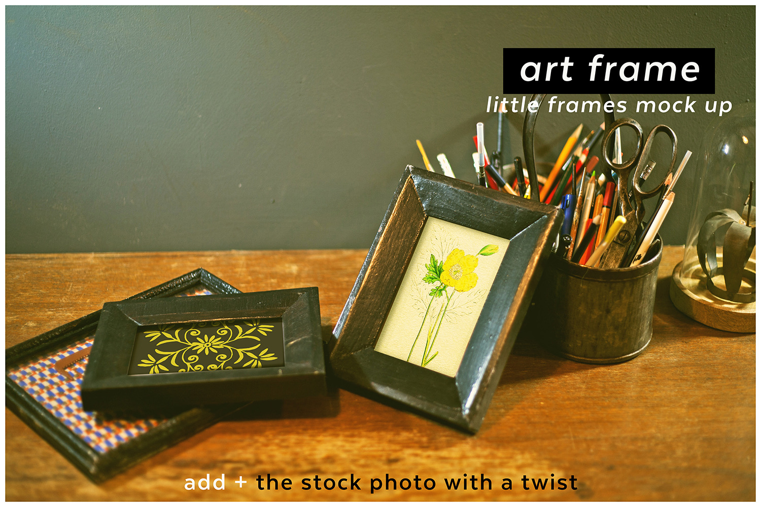 add + artframe 8 littleframes mockup, a Print Template by ISEEYOUPATTERN