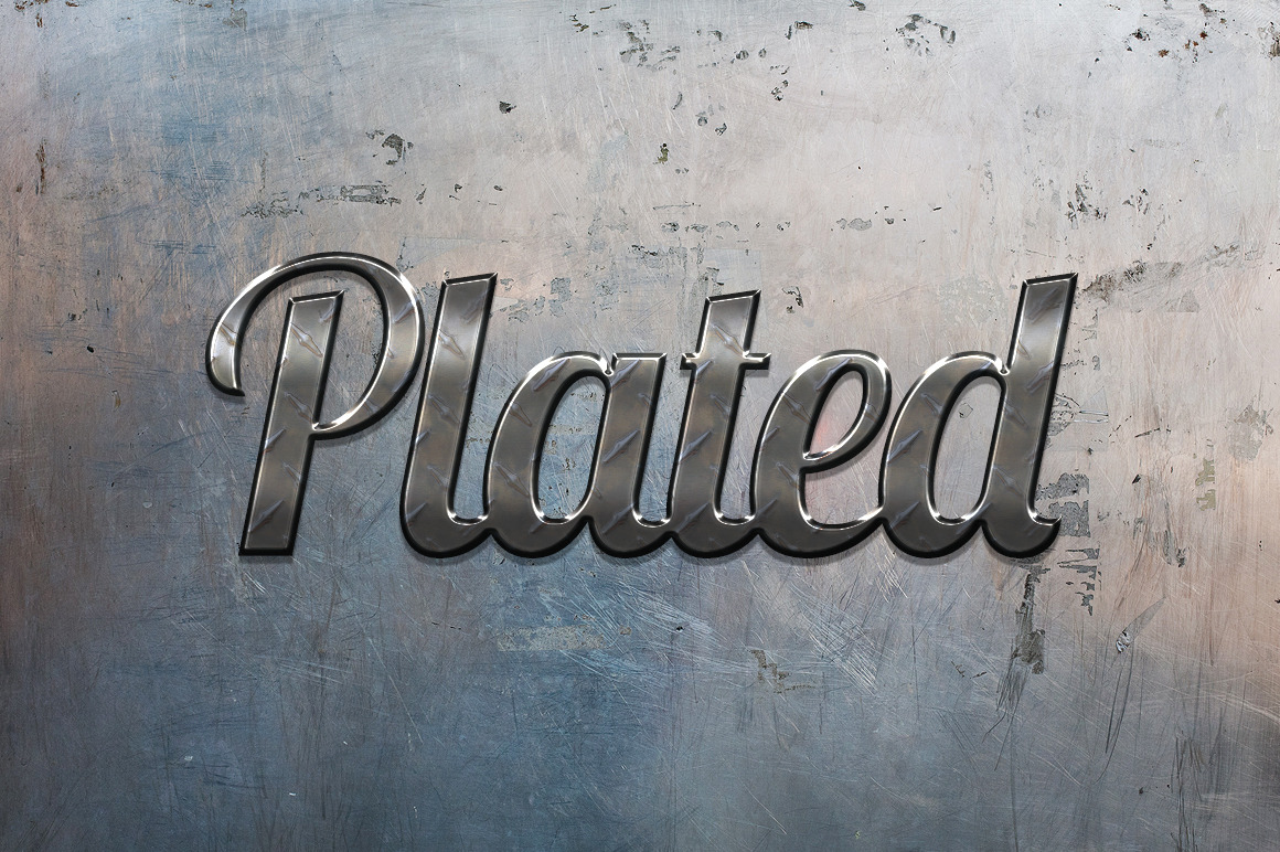 Metal Layer Styles for Photoshop, a Layer Style Add-On by Creativenauts