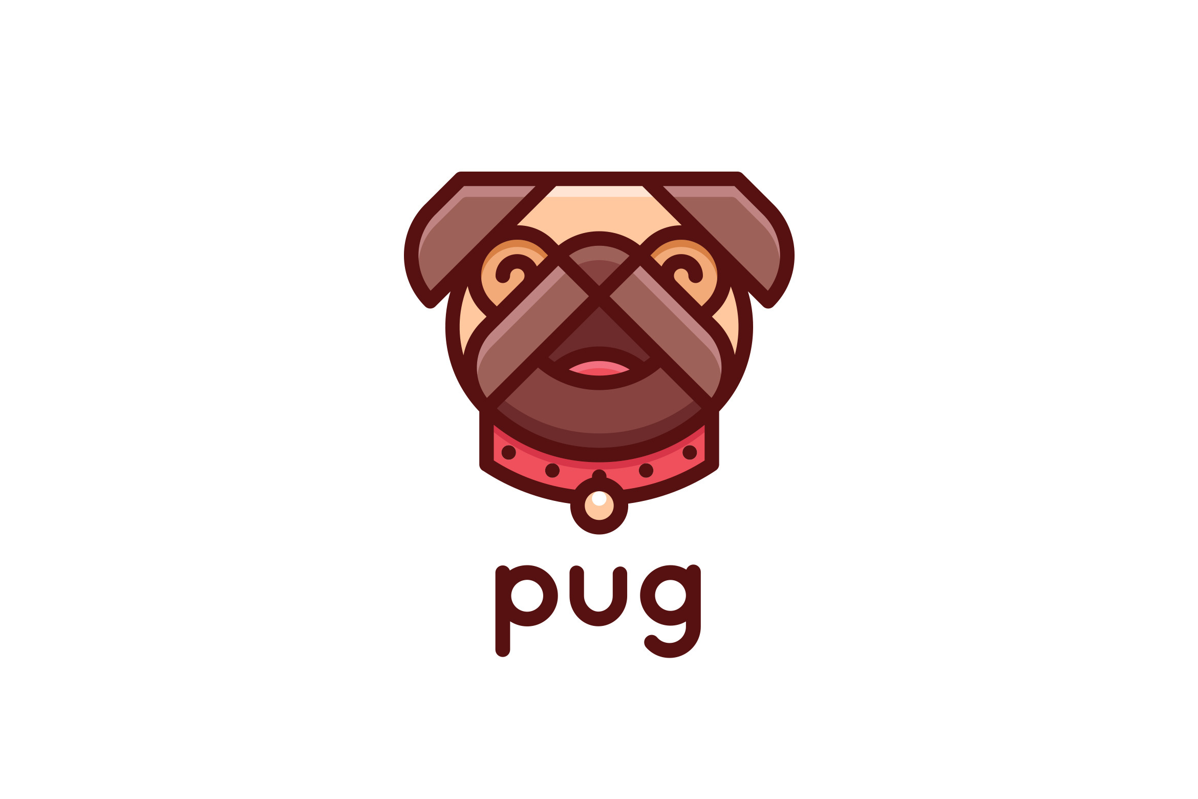 Pug Logo, a Branding & Logo Template by Last Spark | Creative Market