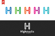 High Media Logo, a Branding & Logo Template by ft.studio