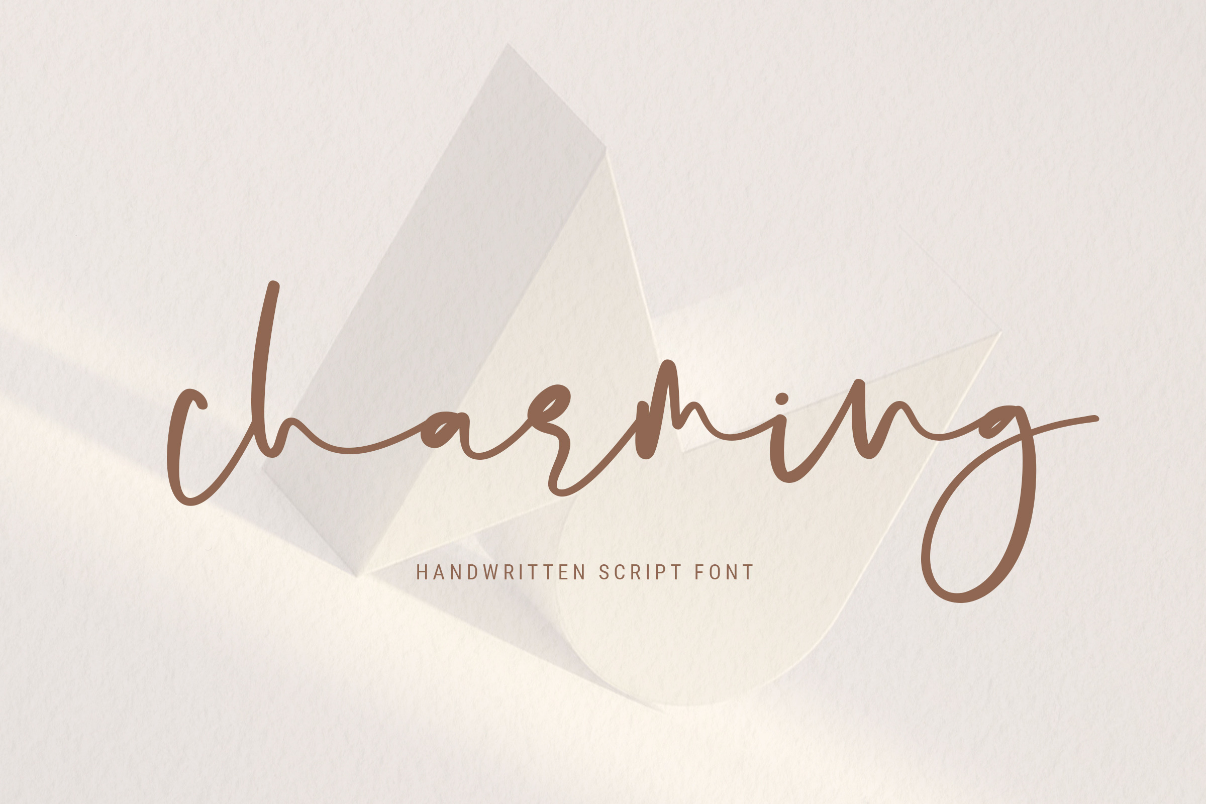 Charming - Handwritten Script Font, a Script Font by Fontcastle