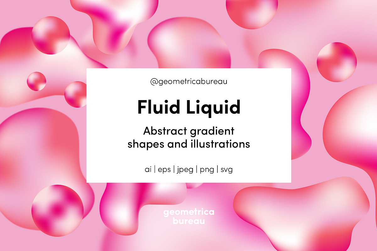 Fluid Liquid, a Pattern Graphic by Geometrica Bureau