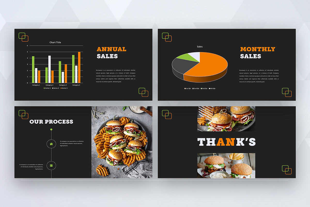 Burgerking - Powerpoint Template, a Presentation Template by UnicodeID